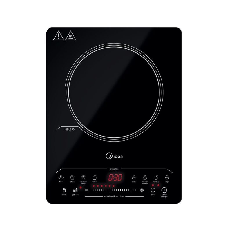 CookTop de Indução 1 Boca Portátil - MIDEA - totalcool